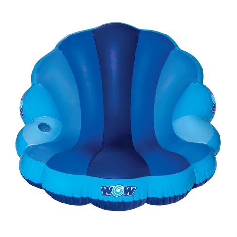 Wow Indigo Lounge Inflatable Mermaid Shell Float - Blue : Target