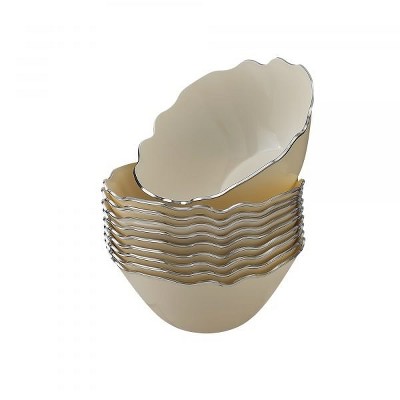 Silver Spoons Dip and Sauce Bowls, Heavy Duty Disposable Plates, 5 ...