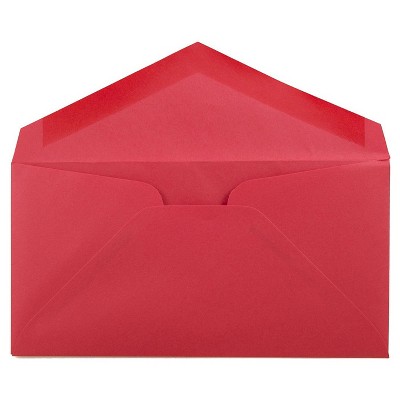 Jam Paper Brite Hue Monarch Envelopes, 3 7/8 X 7 1/2, 50 Per Pack, Red ...