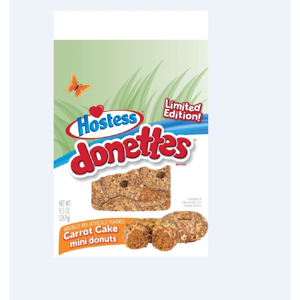 UPC 888109111885 - Hostess Carrot Cake Donettes - 9.5oz | upcitemdb.com