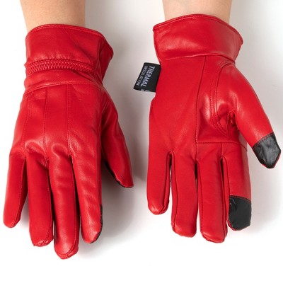 Alpine Swiss Womens Touch Screen Gloves Leather Phone Texting Glove ...