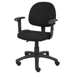 Budget Mesh Task Chair With T-arms Black - Boss Office Products : Target