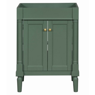 30" Bathroom Vanity With Top Sink, 2 Drawers And 1 Tip-out Drawer, Gray ...