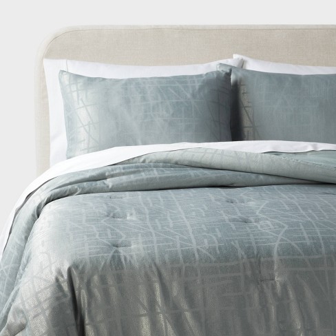 3pc Luxe Jacquard Comforter And Sham Set - Threshold™ : Target