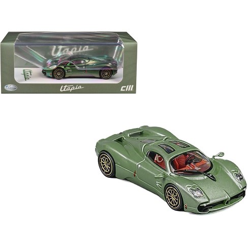 Pagani Utopia Green Metallic 1/64 Diecast Model Car By Cm Models : Target