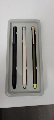 Stylus Pen 3pk - Heyday™ Black/olive/stone White : Target