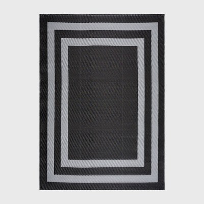 Playa Rug 8'x10' Paris Recycled Plastic Woven Indoor Outdoor Folded ...