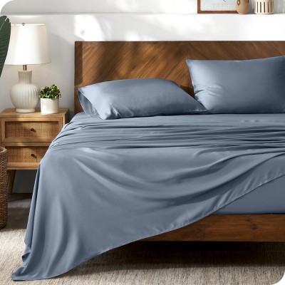 Twin Xl Indigo Tencel™ Lyocell Sheet Set By Bare Home : Target