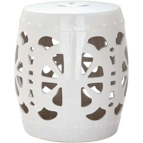 Stencil Blossom Ceramic Garden Stool Safavieh Target
