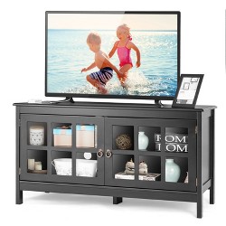 Costway Modern Tv Stand Media Entertainment Center For Tv's Up To 65 ...