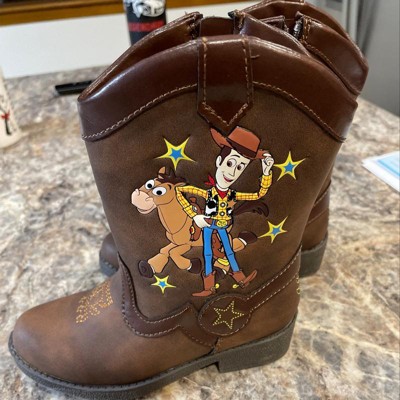 Toddler Toy Story Pull-on Boots - Brown : Target