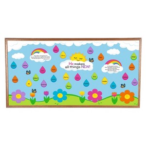 Fun Express He Makes All Things New Classroom Bulletin Board Set - 48 ...