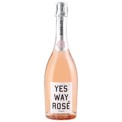 Yes Way Brut Rosé Sparkling Wine - 750ml Bottle : Target
