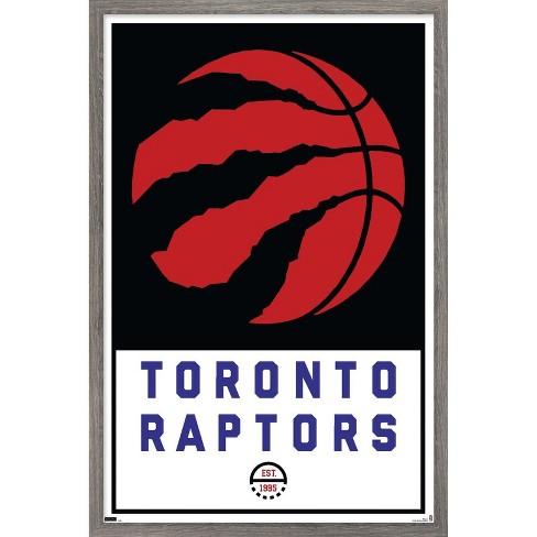 Trends International Nba Toronto Raptors - Logo 21 Framed Wall Poster ...