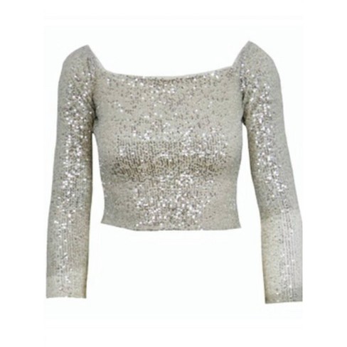 Women's Sequin Top - Lucy Paris S : Target