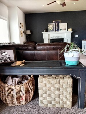 Lynwood Checkerboard Woven Cube - Threshold™ Designed With Studio Mcgee ...