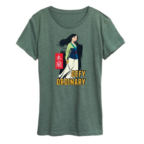 Women's Disney Defy Ordinary Short Sleeve Graphic T-shirt - Heather ...