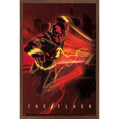 Trends International Dc Comics: Dark Artistic - The Flash Framed Wall ...