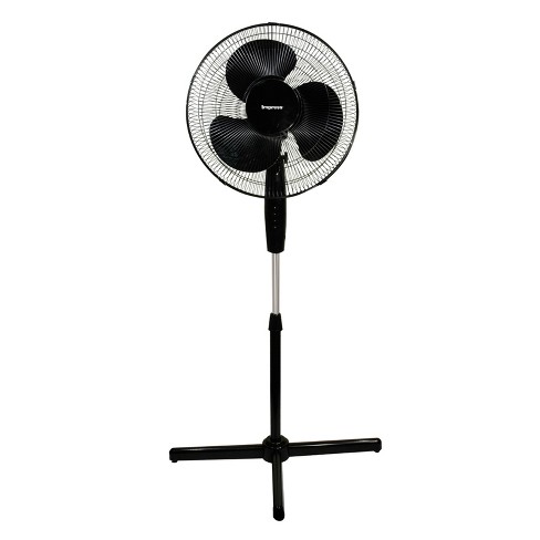 Impress 16-inch Oscillating Stand Fan In Black : Target