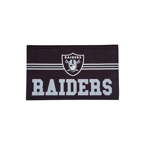 Evergreen Nfl Las Vegas Raiders Embossed Mat Cross Hatch Indoor And ...