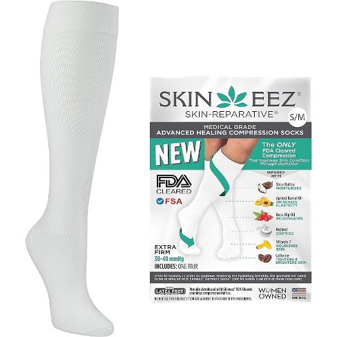 Skineez Medical Grade Advanced Healing Compression Socks 30-40mmhg ...