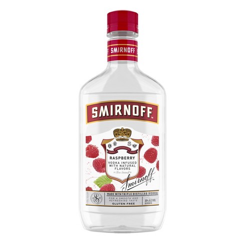 Smirnoff Raspberry Flavored Vodka - 375ml Plastic Bottle : Target