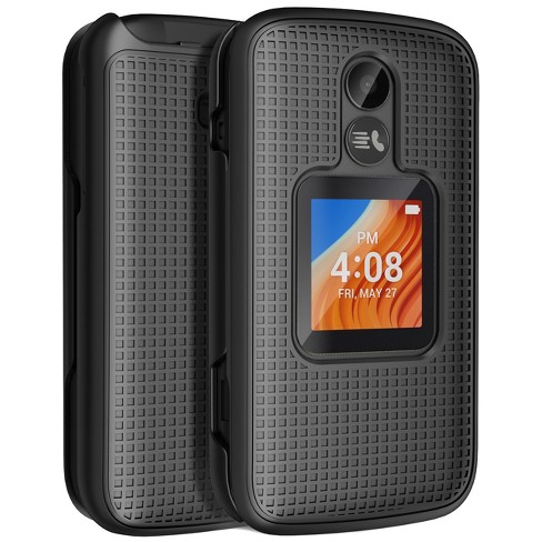 Nakedcellphone Hard Case For Alcatel Tcl Flip 2, Go Flip 2 - Black : Target