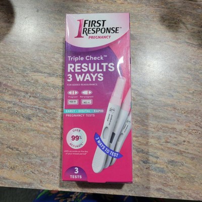 First Response Triple Check Pregnancy Test Kit - 3ct : Target
