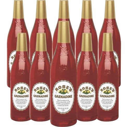 Rose’s Grenadine Syrup 10 Pack 1 Liter Bottle, | Perfect For Cocktails ...