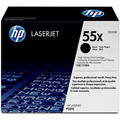 Hp Inc. 55x High Yield Black Original Laserjet Toner Cartridge, ~12,500 ...