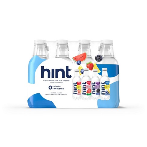 Hint White Variety Pack Flavored Water (watermelon, Blackberry ...