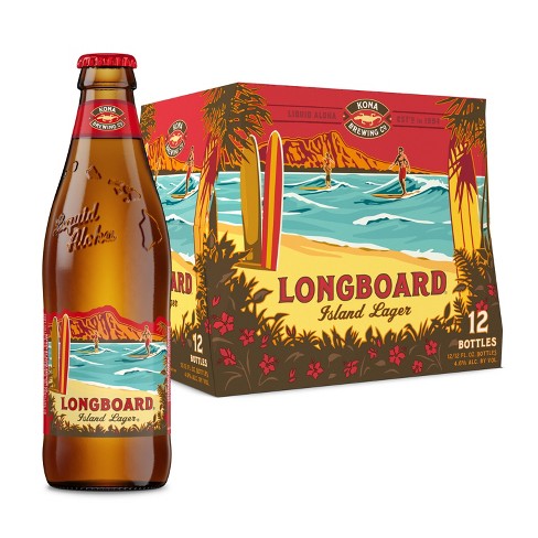 Kona Longboard Island Lager Beer - 12pk/12 Fl Oz Bottles : Target