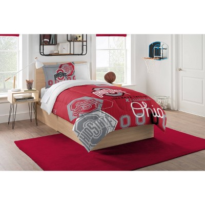 Ncaa Ohio State Buckeyes Rotary Bed Set - Twin : Target