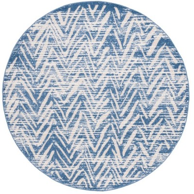 Rainbow Rbw658 Power Loomed Indoor And Outdoor Area Rug - Navy/rust ...