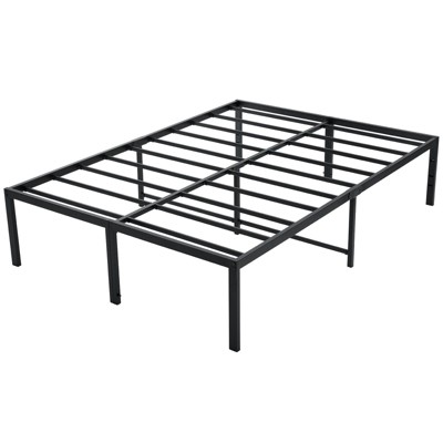 Lusimo 18 Inch Full Bed Frame Metal Platform Bed Easy Assembly Anti ...