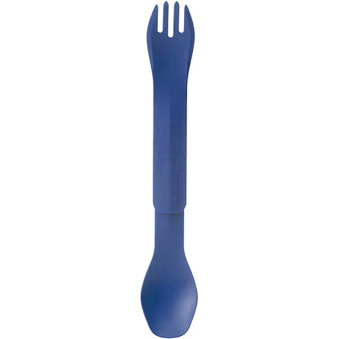 Humangear Gobites Duo Reusable Fork And Spoon Travel Utensils - Blue ...