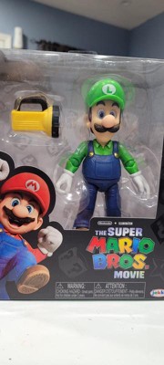 Nintendo The Super Mario Bros. Movie Luigi Figure With Flashlight ...