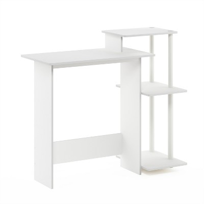 HomeStock 64 in.H Brown Color Particle Board Computer Desks with Open ...