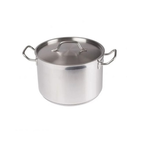 Winco Stock Pot With Cover, Stainless Steel : Target