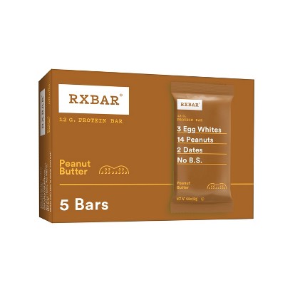 Rxbar Peanut Butter Protein Bars - 5ct/9.15oz : Target