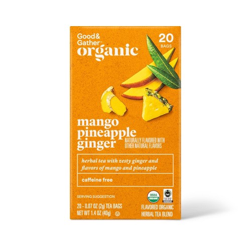 Organic Tropical Ginger Herbal Tea Blend - 2g - Good & Gather™ : Target