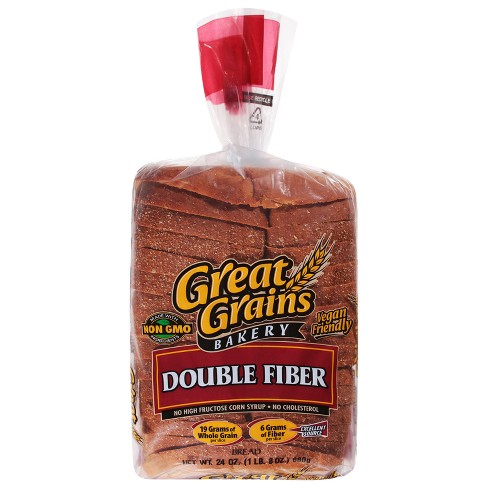 Great Grains Double Fiber Wide Pan Bread - 24oz : Target