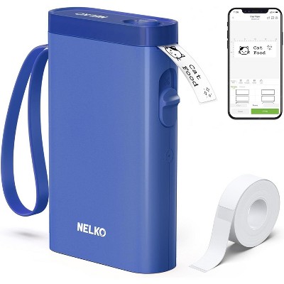 Nelko Label Maker Machine With Tape, Nelko P21 Portable Bluetooth Label ...