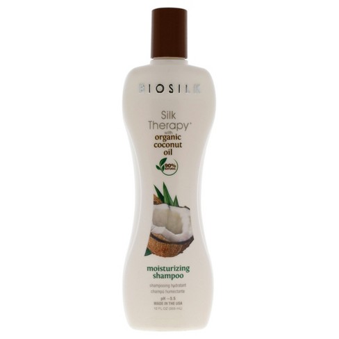 Biosilk Silk Therapy With Organic Coconut Oil Moisturizing Shampoo, 12 ...