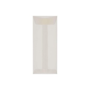 Jam Paper #10 Policy Business Translucent Vellum Envelopes 4.125 X 9.5 ...