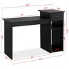 Yaheetech Computer Desk Laptop Table Workstation With Drawer & Shelves ...
