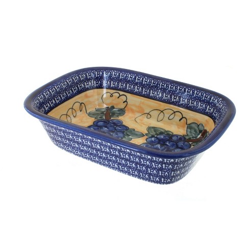 Blue Rose Polish Pottery 174 Zaklady Loaf Baker : Target