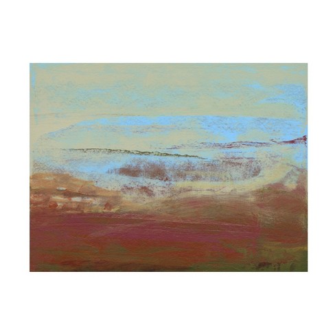 Trademark Fine Art - Sharon Gordon Abstract Magenta Horizon I Canvas ...