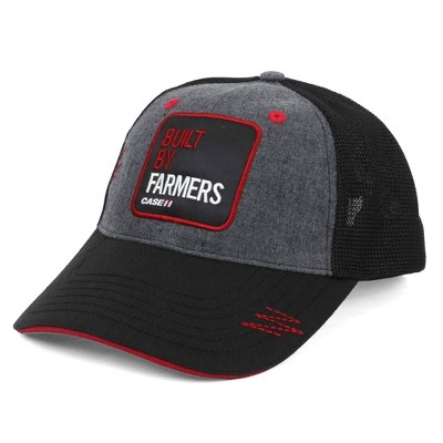 Case Ih Built By Farmers Gray & Black Mesh Back Hat Ih07-2766 : Target