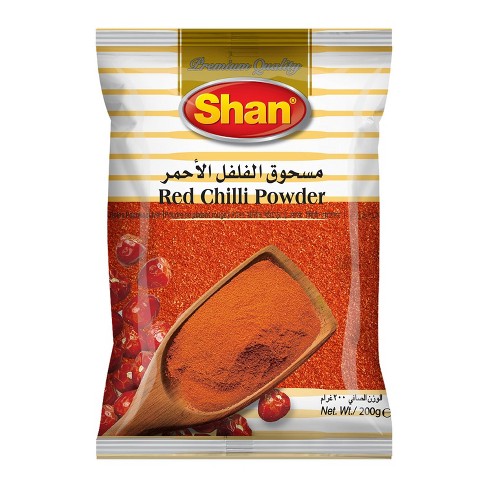 Shan Red Chilli Powder 7.05 Oz (200g) - No Preservative And Artificial ...